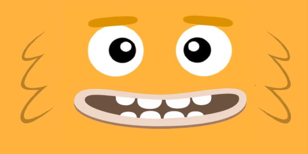 Big Block Sing Song: Cartoon Character's Joyful Expression | JigPlay.com